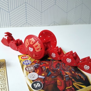 Spinmaster Bakugan Brawler Hexados Trap, Turbine Dragonoid & Brachium ...