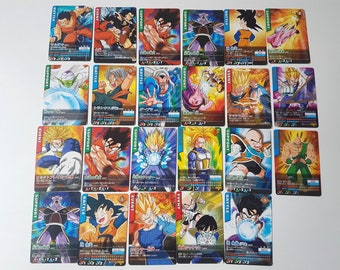 Vintage Japanese Bandai Dragon Ball Z Data Carddass Cards Vintage Japanese Bandai Dragon Ball Z Data Carddass Cards