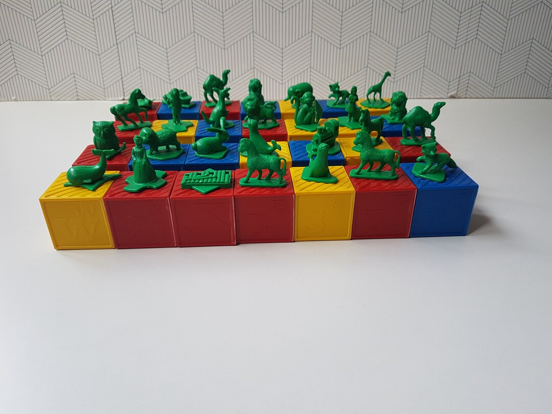 Vintage Tuppertoys Combi Cubes Alphabet Blocks - Etsy