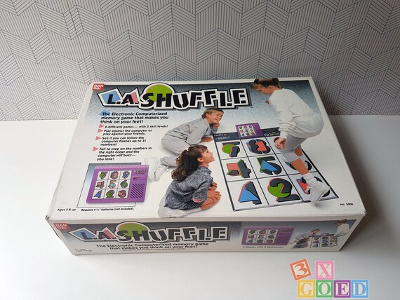 LA Shuffle Electronic Memory Game Bandai 1988 - Etsy