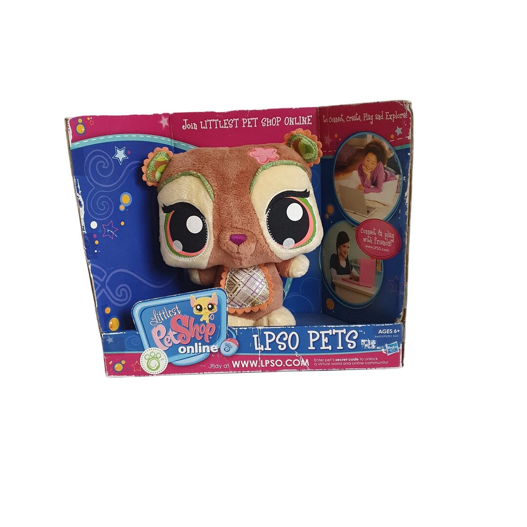 Vintage Littlest Pet Shop NIB NOS LPSO Pets Plush Bear 7" - Etsy