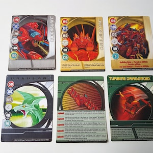 Spinmaster Bakugan Brawler Hexados Trap, Turbine Dragonoid & Brachium ...