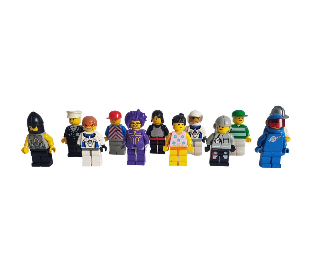 Vintage LEGO Minifigures lot of 12 - Etsy