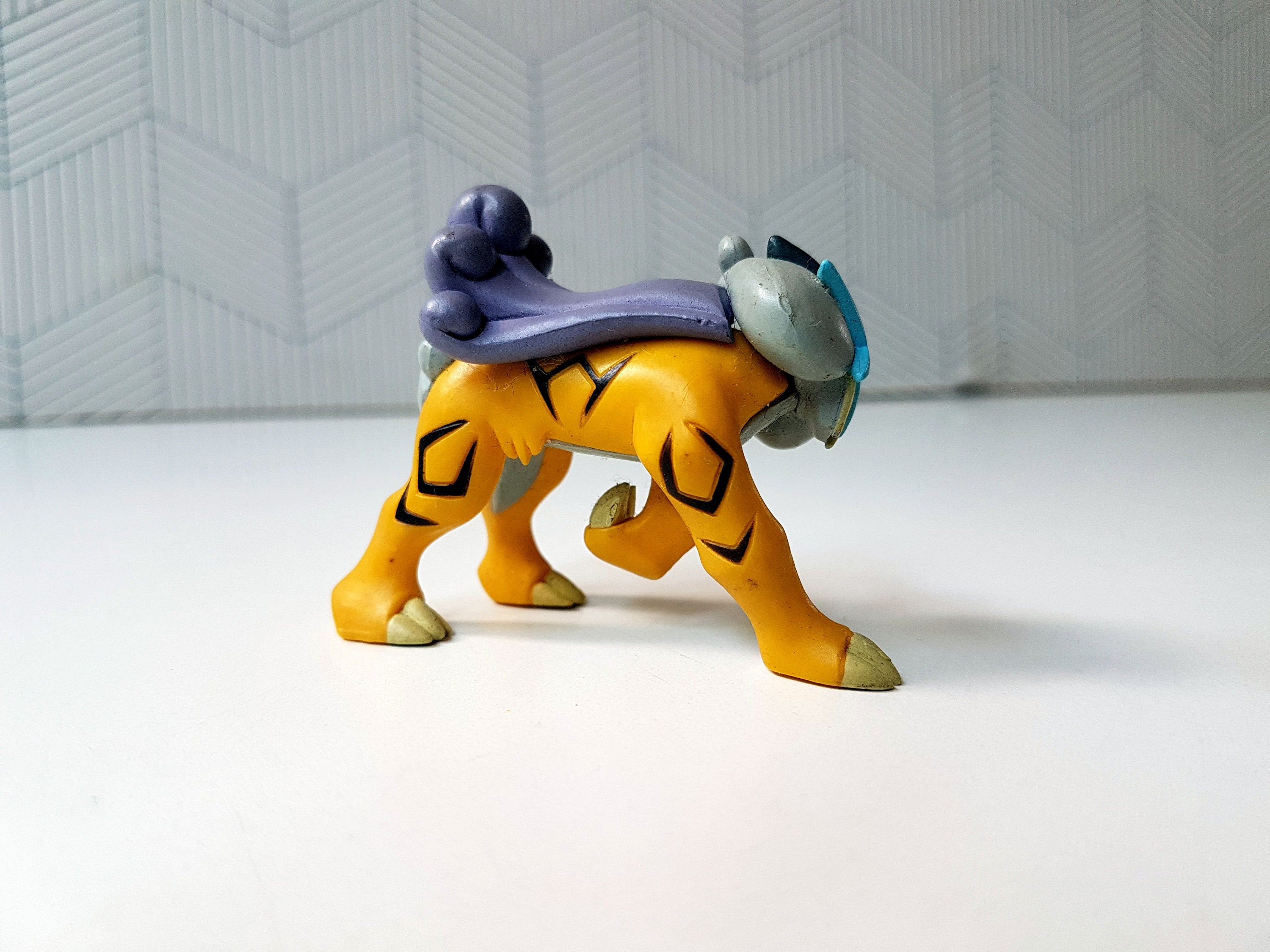 Vintage Pokemon Zukan Raikou Figure - Etsy