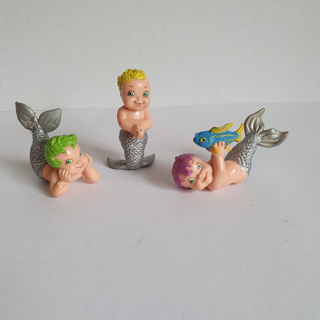 Vintage Galoob LGT Magic Diaper Babies Merbabies Mermaid Babies lot of ...