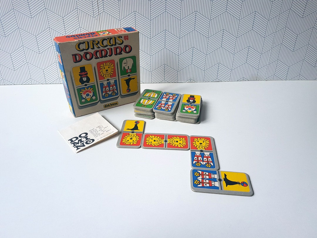 Vintage Miffy Dick Bruna Circus Domino Game - Etsy