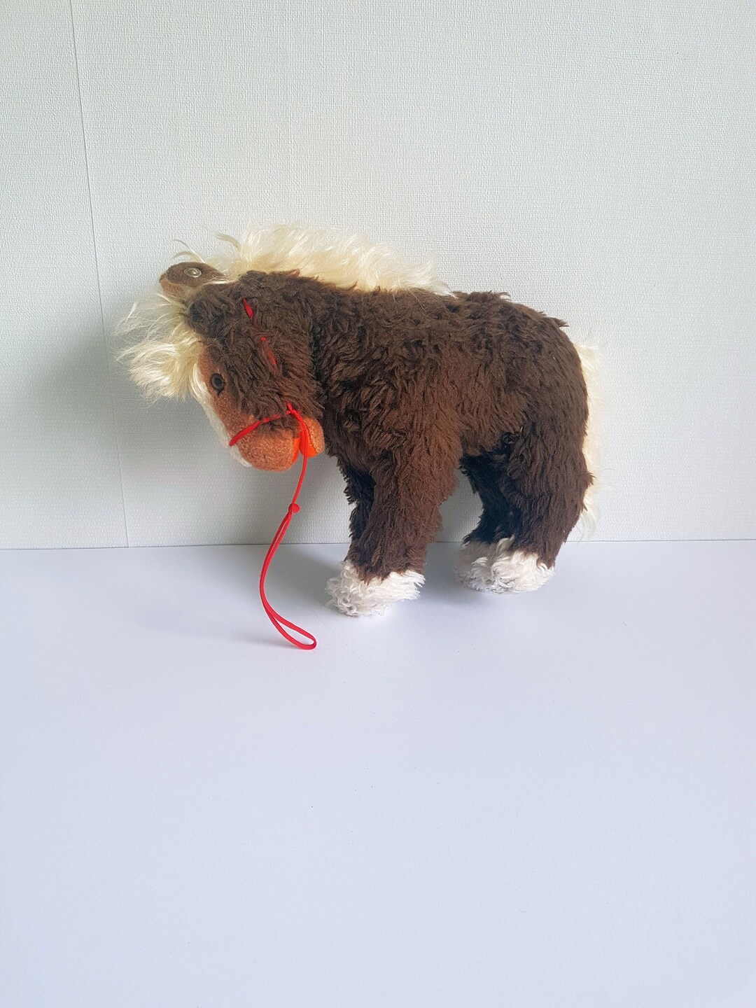 Vintage Steiff Cozy Pony Horse W/button 10 - Etsy