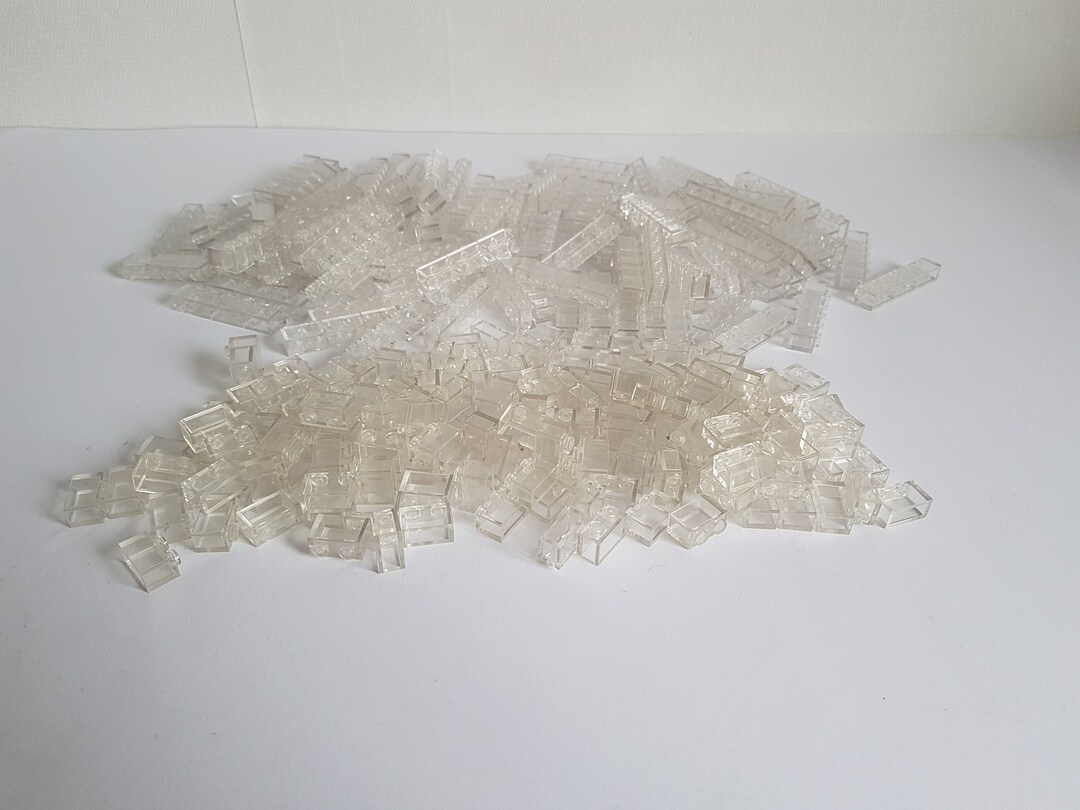 Vintage Lego Translucent Clear 1x2 and 1x6 Bricks 271 Pcs Total - Etsy