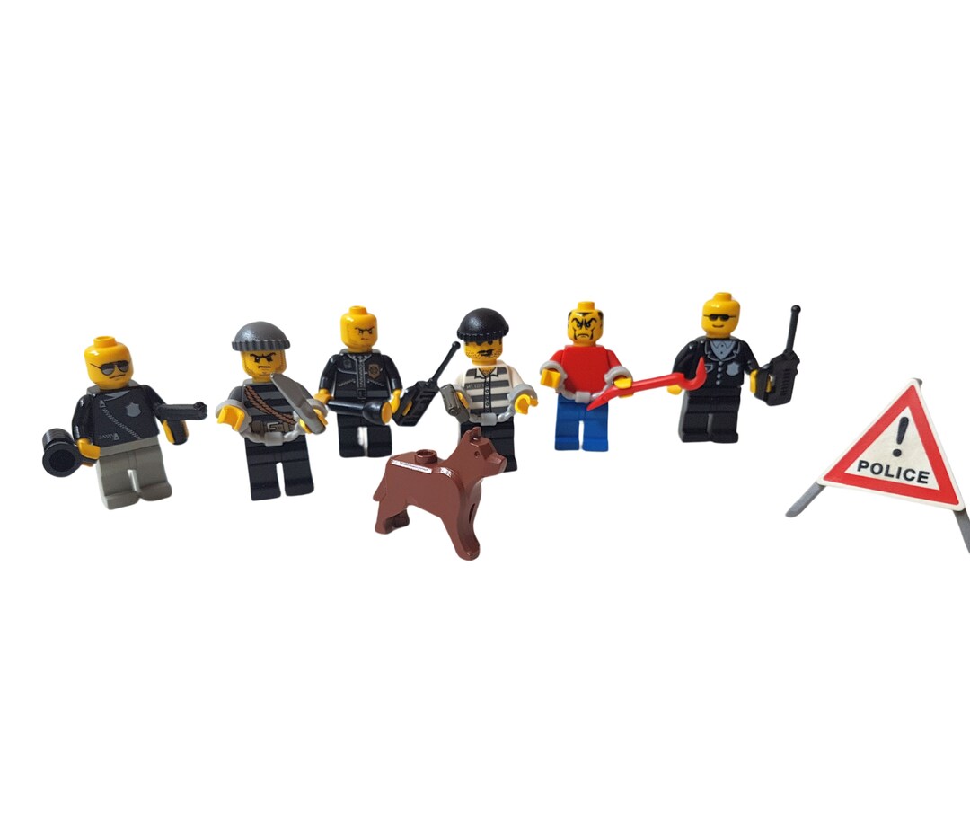 Vintage LEGO Cops and Robbers Minifigures - Etsy