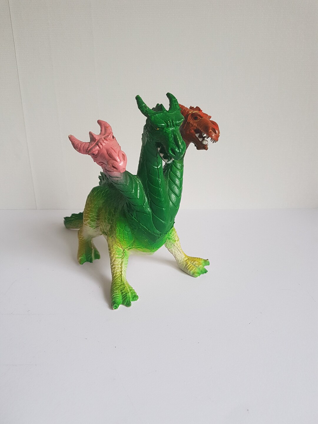 Vintage Chitech Industries 3 Headed Dragon - Etsy