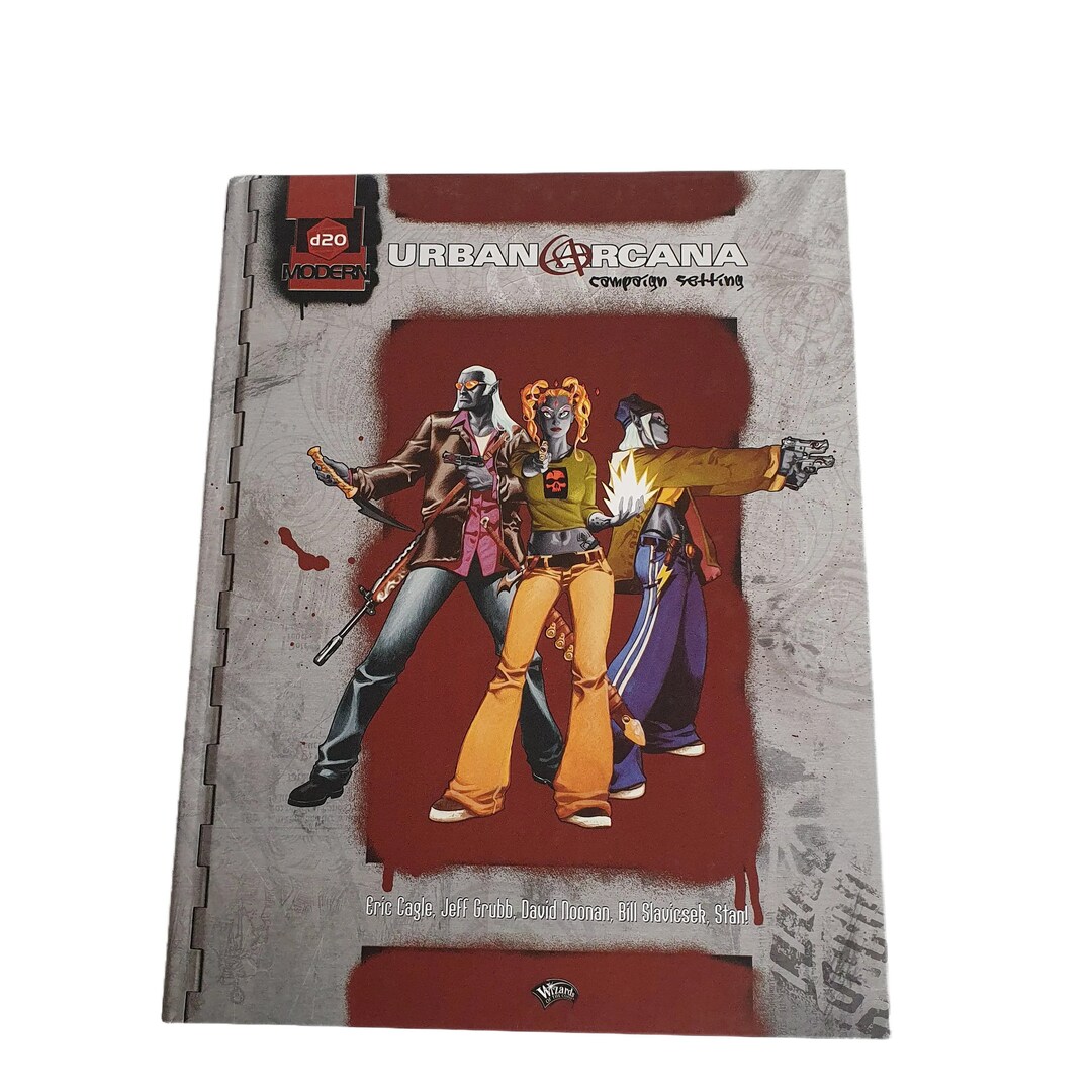 Vintage D20 Modern the Urban Arcana Campaign Setting (hardcover) - Etsy