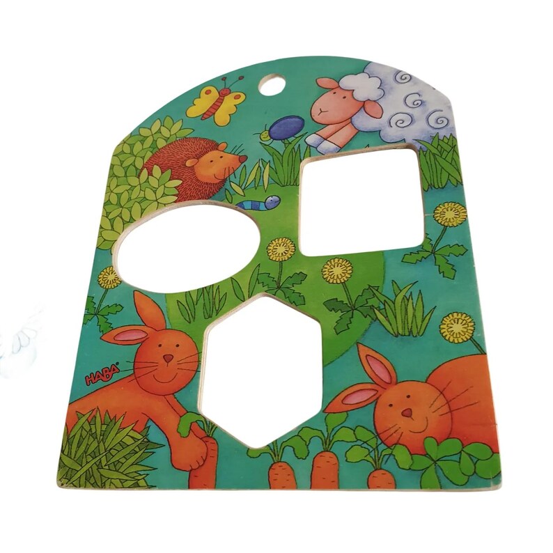 Vintage HABA Wooden Animal Sorting Box - Etsy