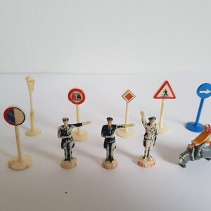 Vintage Siku Traffic Police Road Signs Scooter and Street Light - Etsy