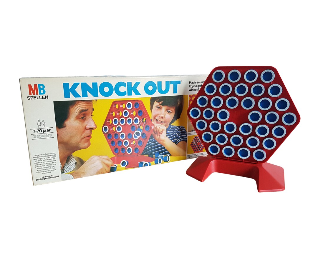 Vintage Milton Bradley Knockout Game - Etsy