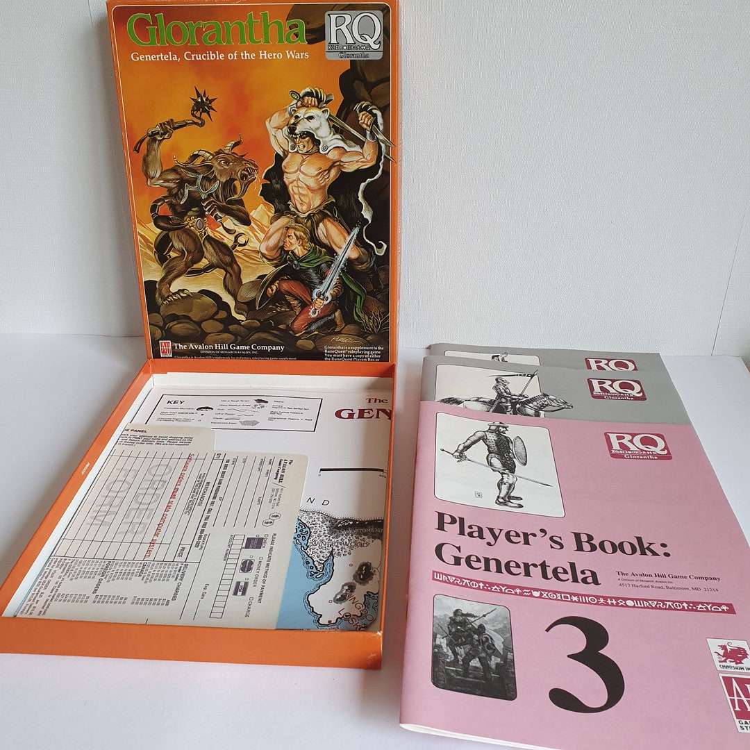 Vintage Runequest Glorantha: Genertela, Crucible of the Hero Wars ...