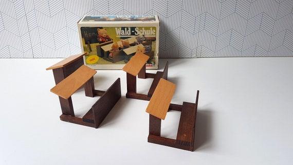 Vintage Simba Barenwald Baerenwald Wald-schule Wooden - Etsy