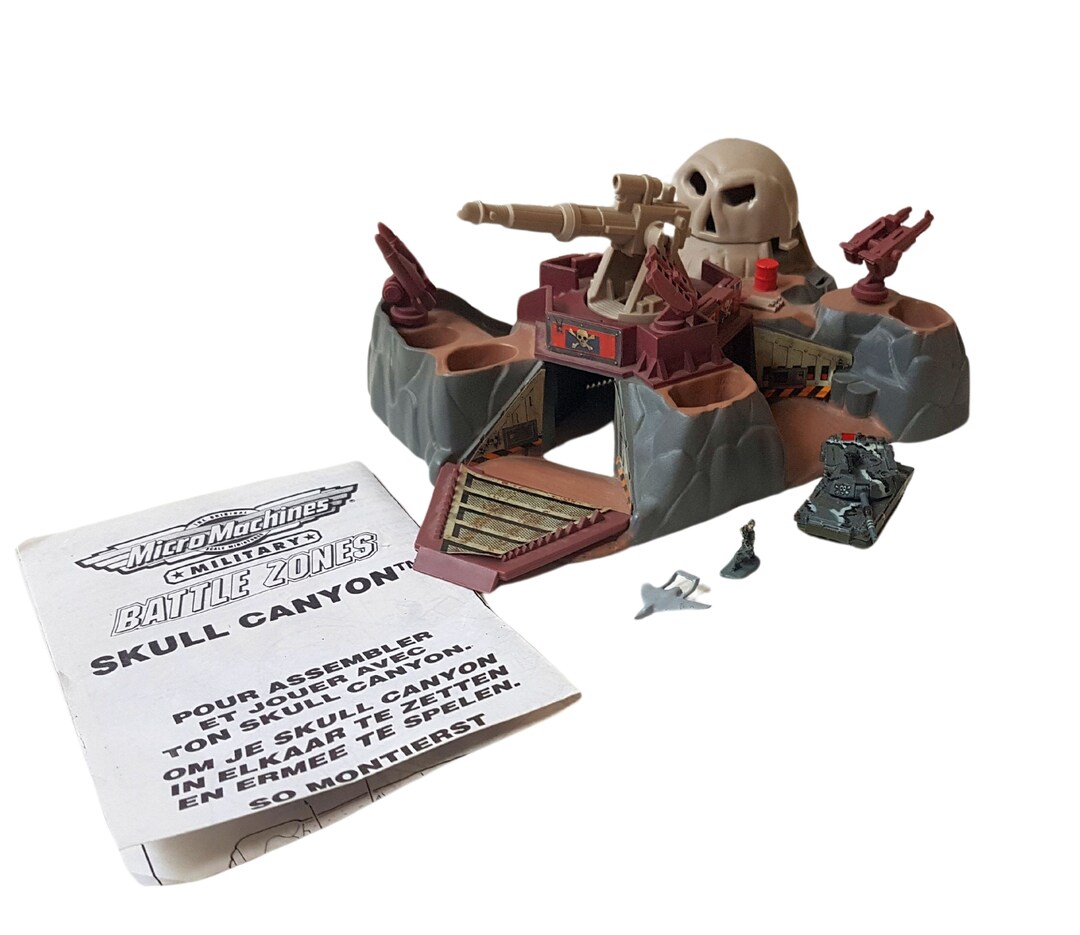 Vintage Galoob Micro Machines Military Battle Zones Skull Canyon W ...
