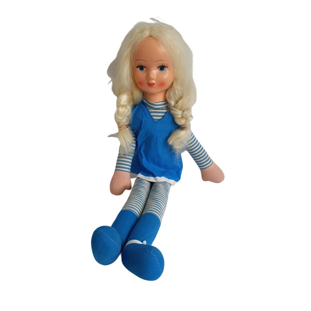 Vintage Andy Pandy Looby Loo Long Leg Rag Doll 20" Vintage Andy Pandy ...