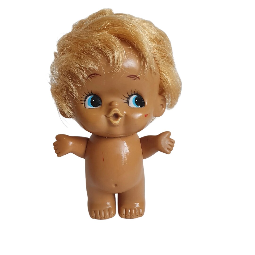 Vintage Japanese Biko Cheeky Vinyl Doll 5.5 - Etsy