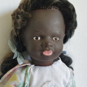 Vintage Ari African Doll W/ Pigtails 15" - Etsy