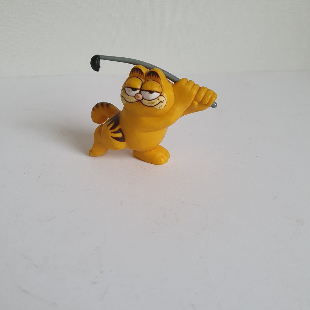 Vintage United Feature Syndicate PVC Garfield Playing Golf Figure 2" - Etsy