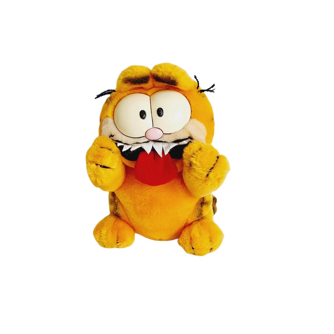 Vintage Dakin Garfield Teeth & Tongue Plush 7 - Etsy