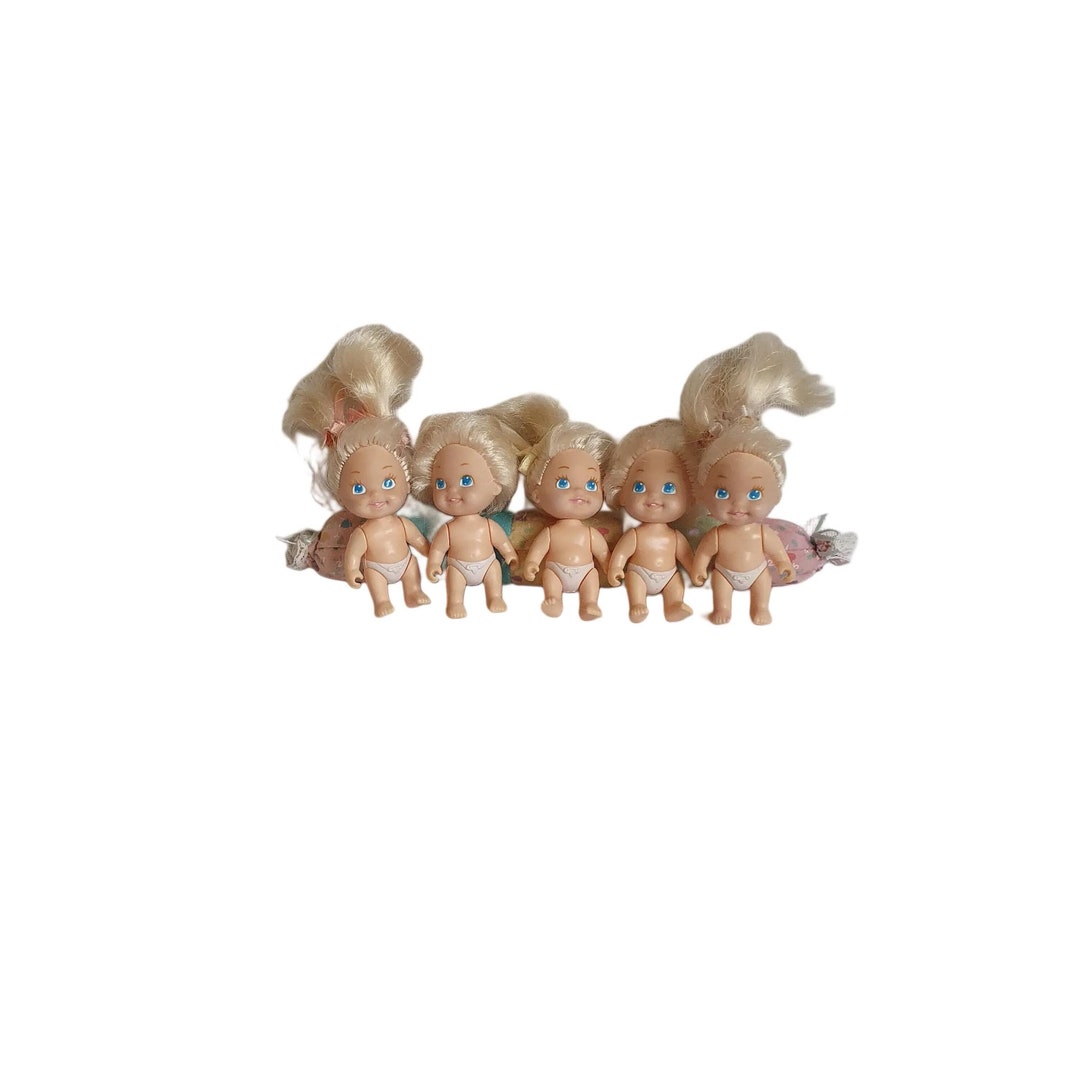 Vintage Tyco Blonde Quints Dolls set of 5 - Etsy