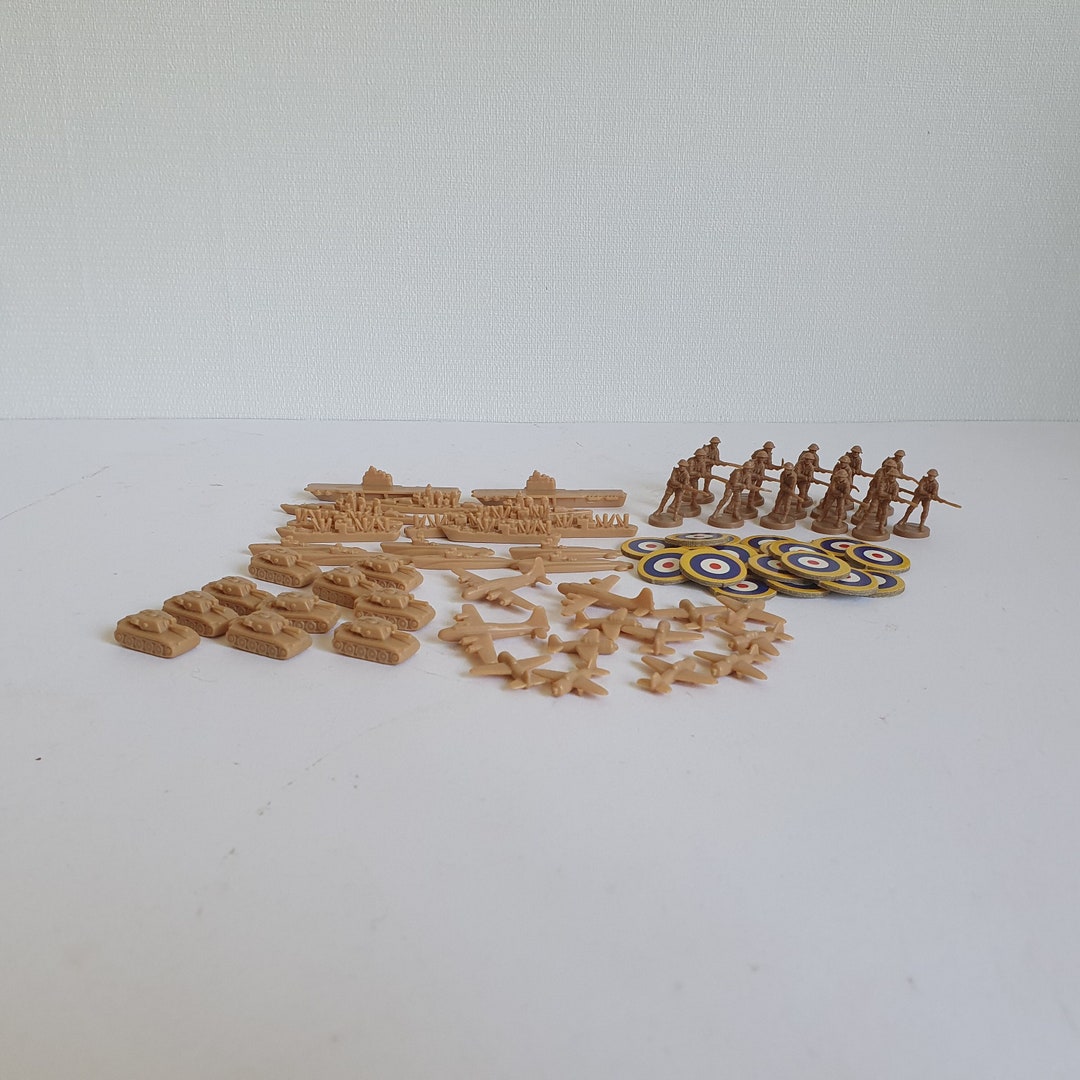 Vintage Milton Bradley Axis & Allies UK Playing Pieces - Etsy