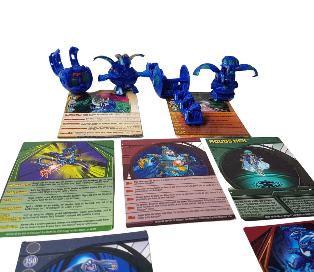 Spinmaster Bakugan Brawler Percival, Hexados Trap, 3 Headed Hades ...