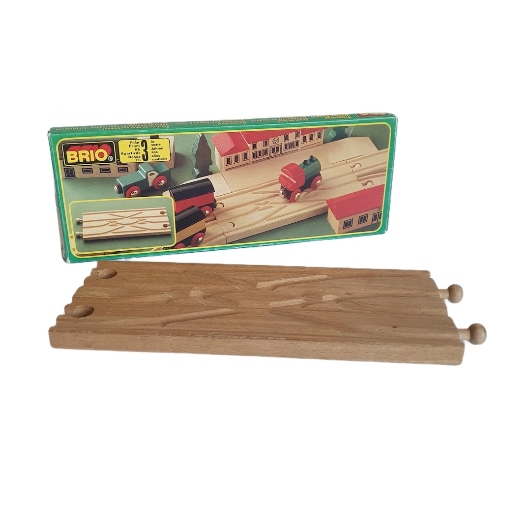 Vintage Brio Wooden Railway Switching and Crossing Track #33345 - Etsy