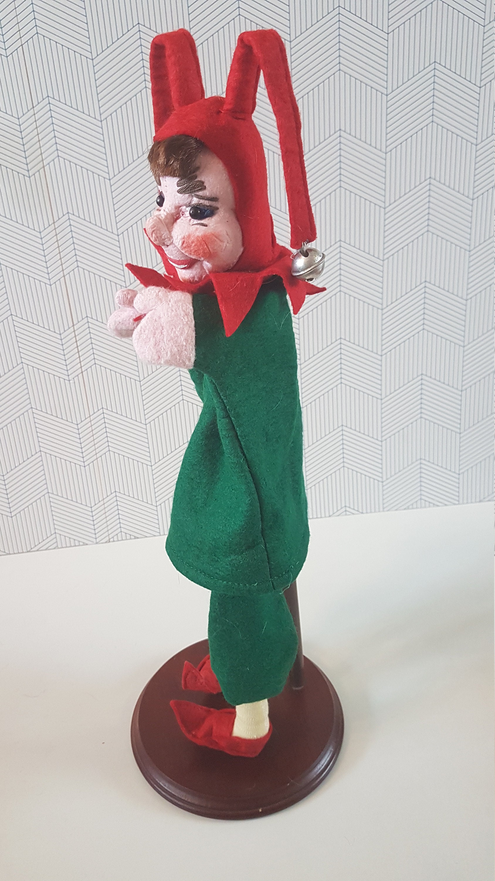 Vintage German KunstlerPuppe jester hand puppet | Etsy