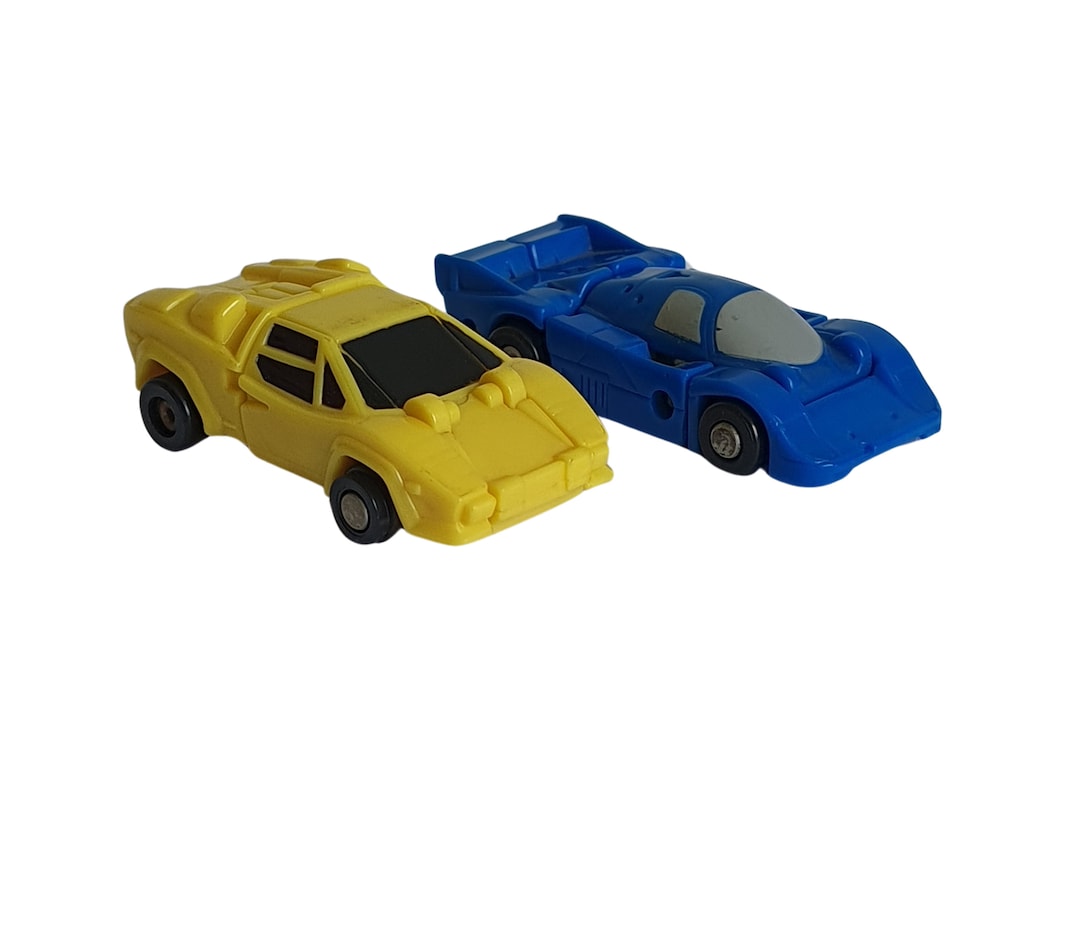 Vintage G1 Takara Micromaster Race Car Patrol Tailspin and Free Wheeler ...