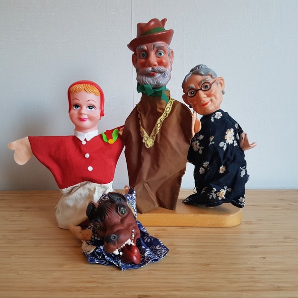 Red Riding Hood Puppet - Etsy