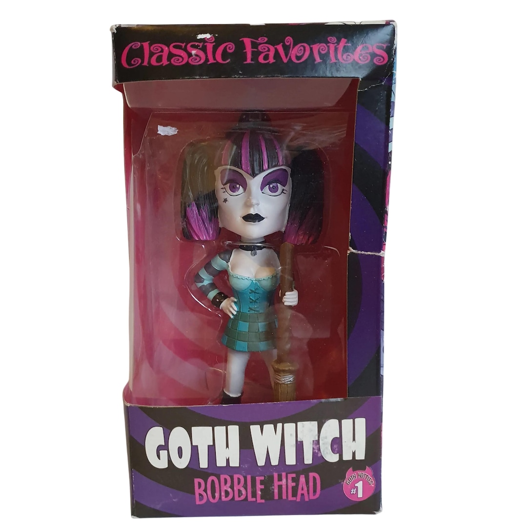 Vintage NIB NOS Entertainment Earth Classic Favorites Goth Witch Bobble ...