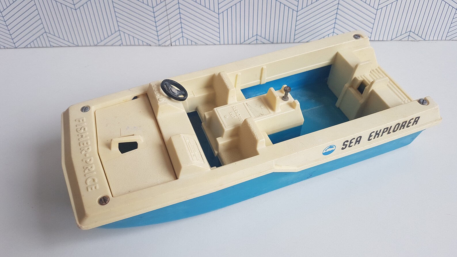 Vintage Fisher Price Sea Explorer Motor Boat | Etsy