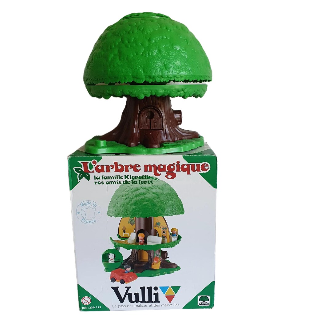 Vintage NIB Vulli Klorofil Kenner Tree Tots Family Magical Tree House ...