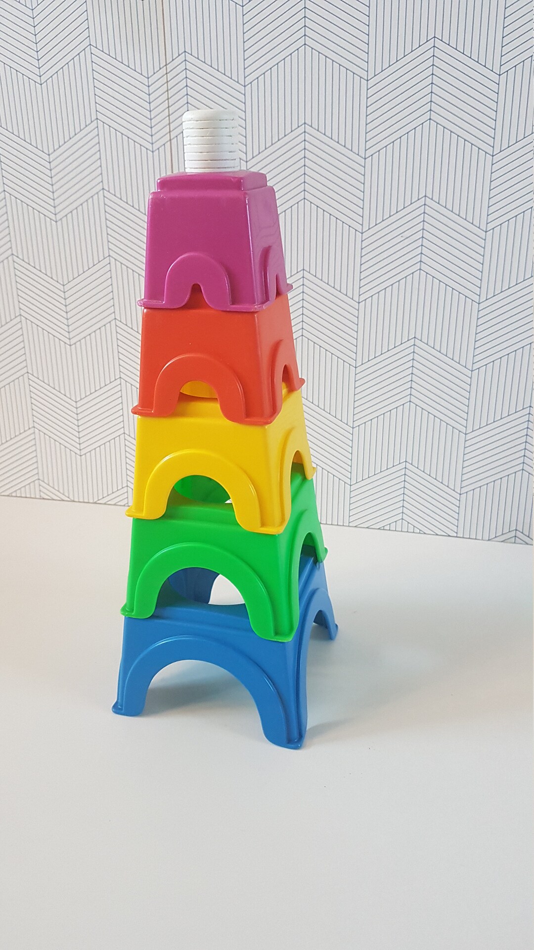 Vintage Fisher Price Stacking Tower 118 - Etsy