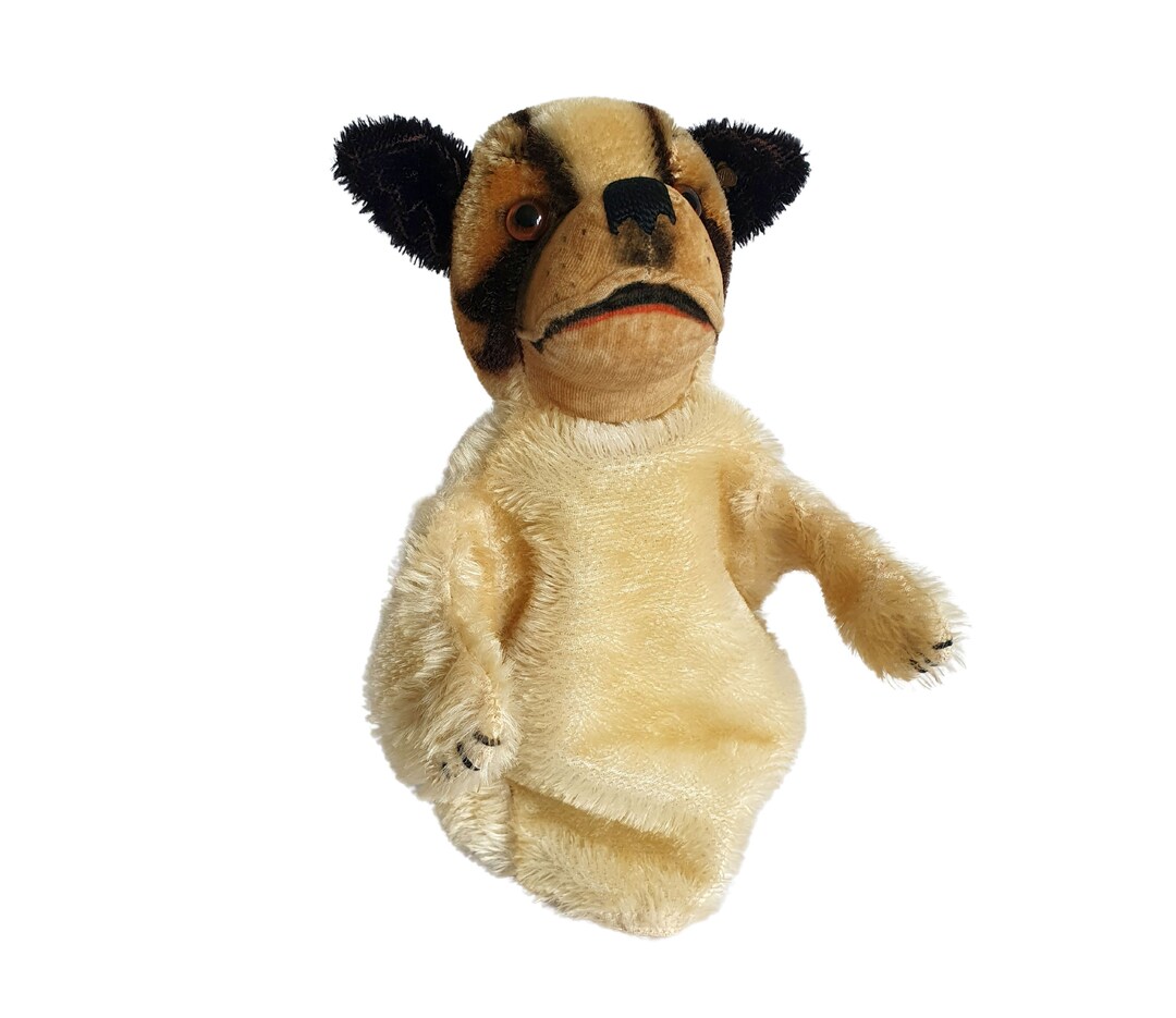 Vintage Steiff Mohair Bulldog Bully Hand Puppet - Etsy