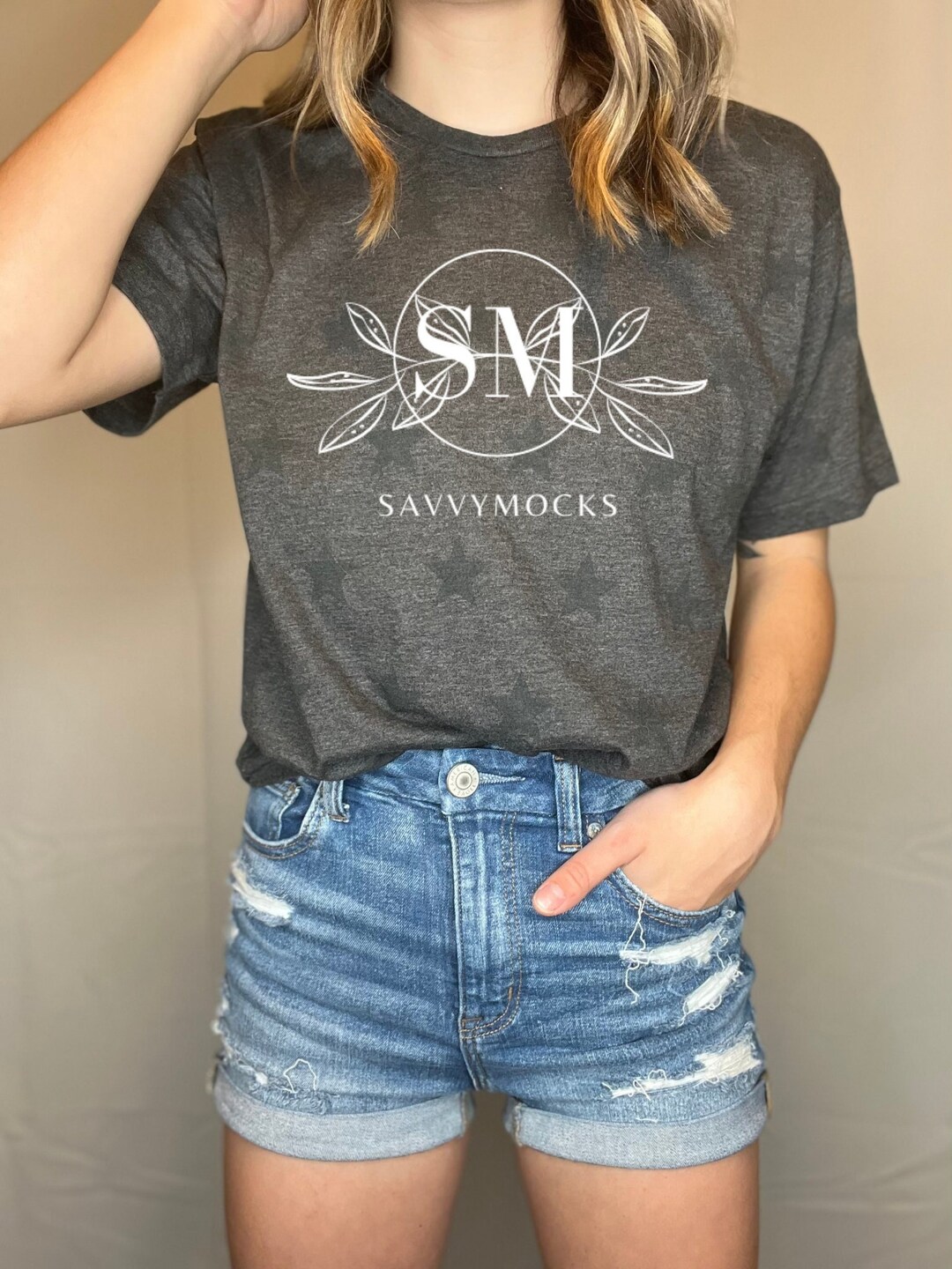 Code Five 3929 Smoke Star - Savvymocks - Model Mockup - Etsy