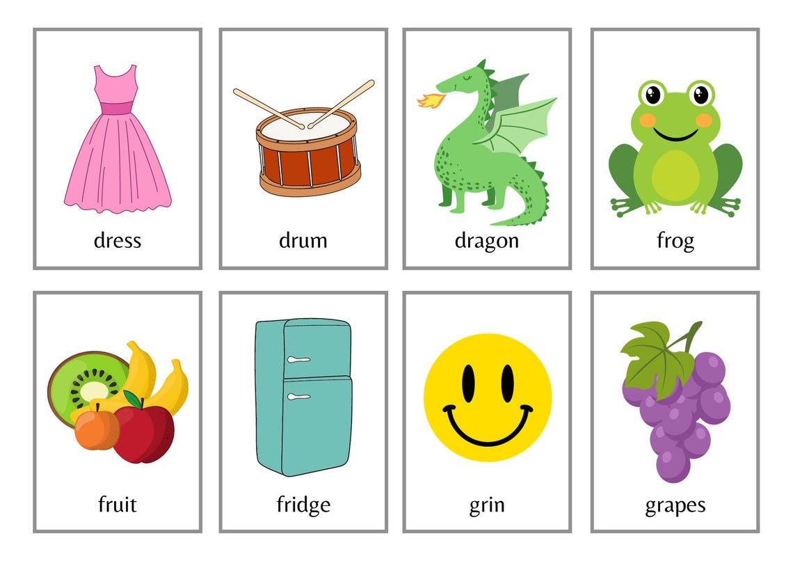 R Blends Flashcards - Digital Copy - Etsy