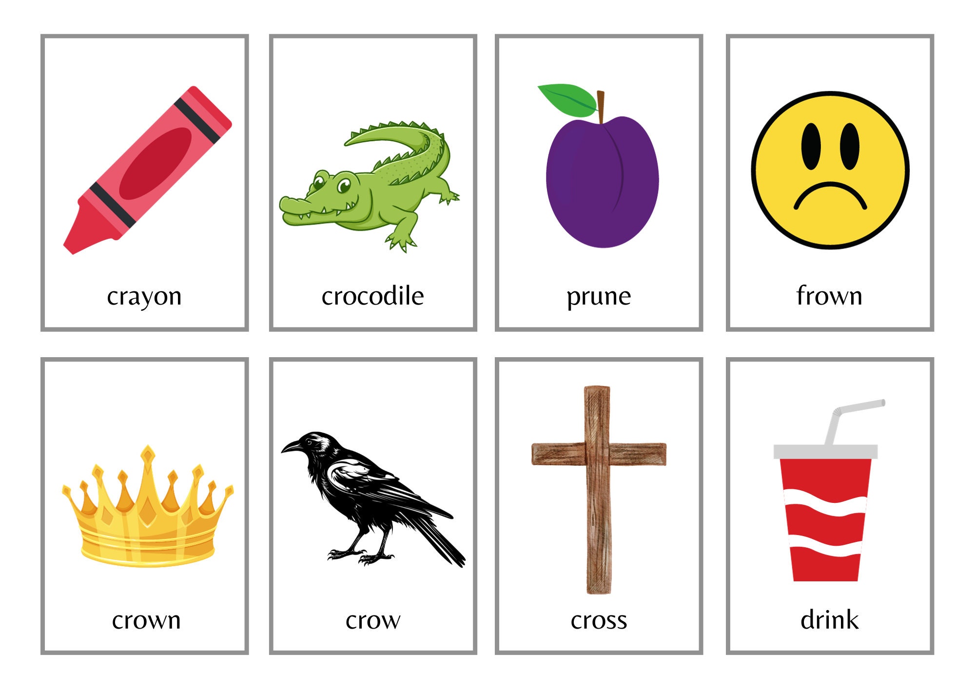 R Blends Flashcards - Digital Copy - Etsy