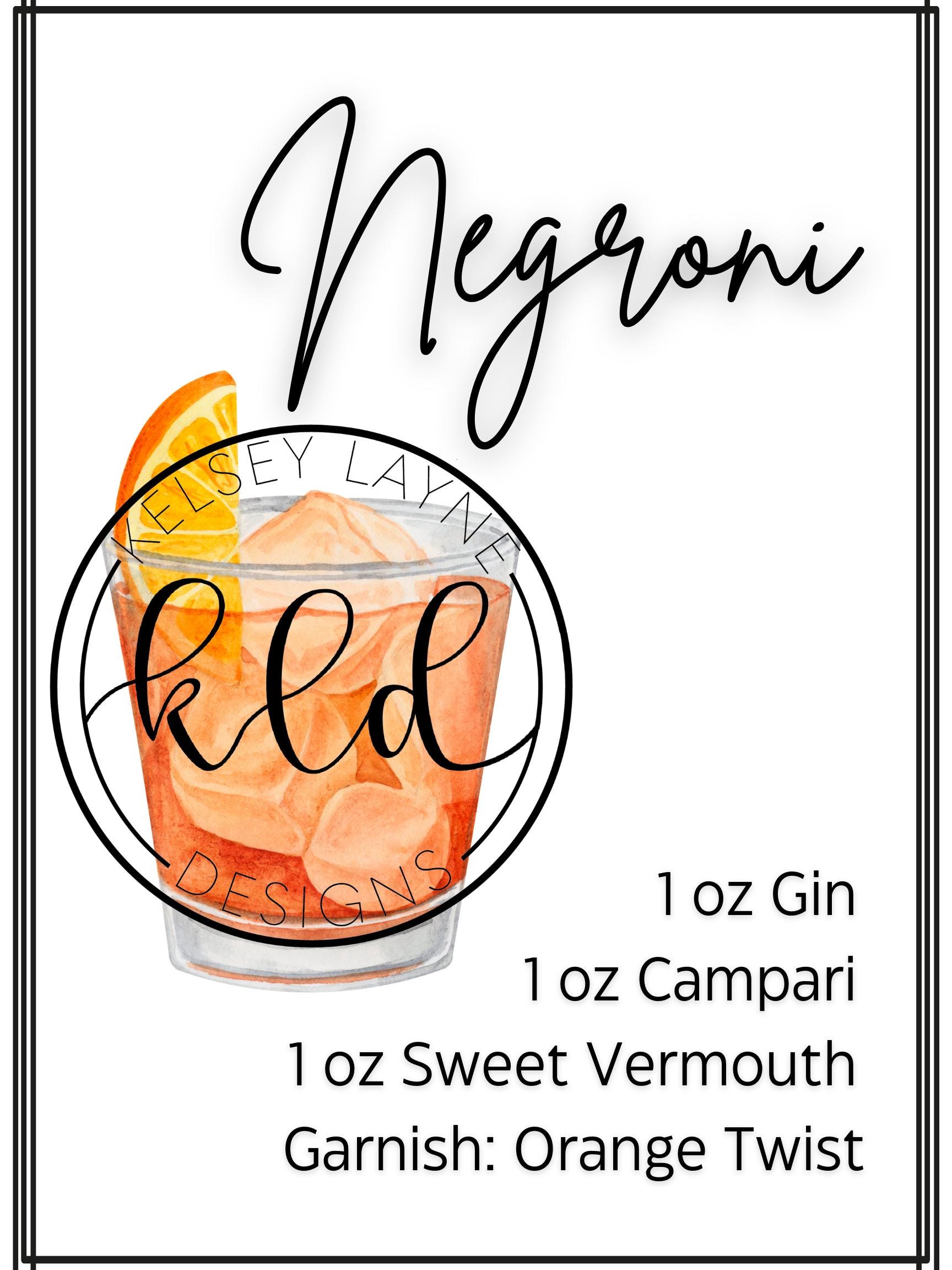 5 Cocktail Poster Prints - Set 2 - Etsy