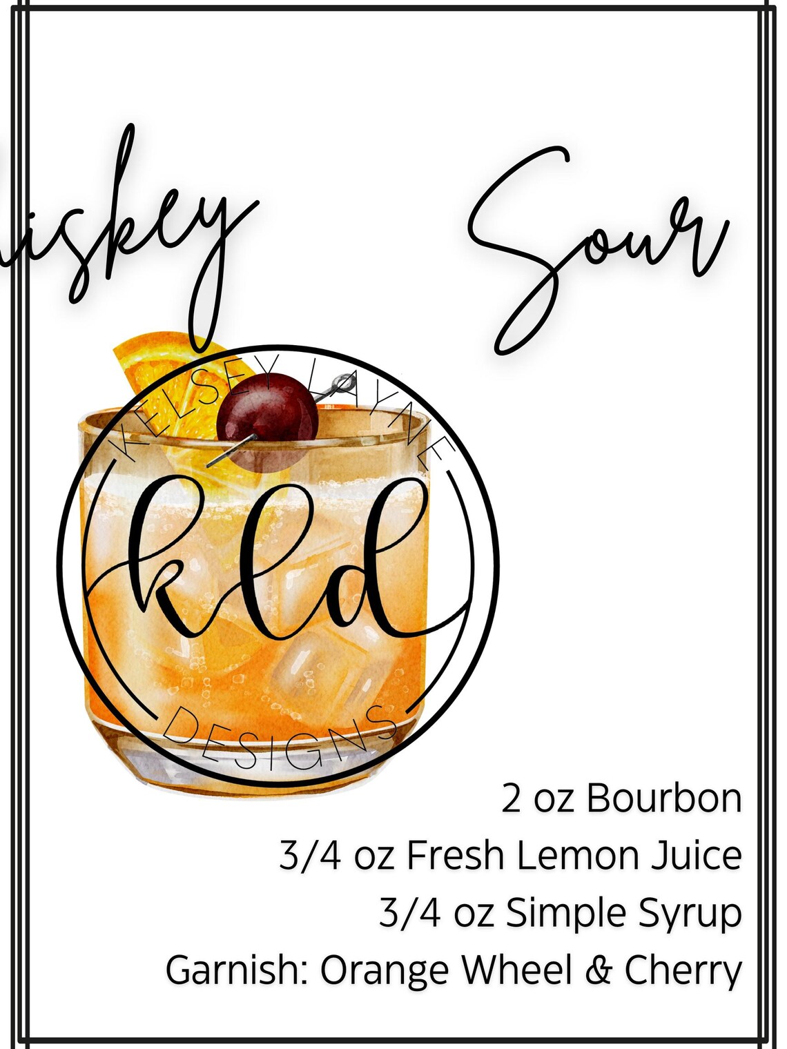 5 Cocktail Poster Prints - Set 2 - Etsy