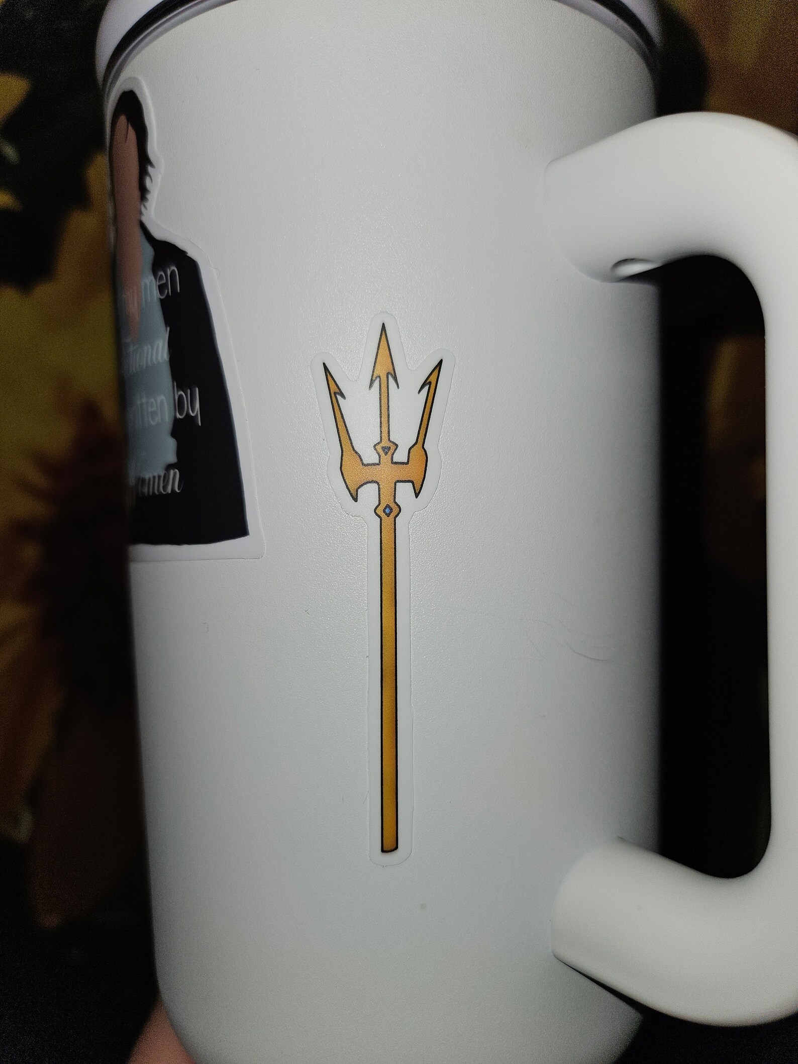 Percy Jackson Trident Vinyl Sticker - Etsy