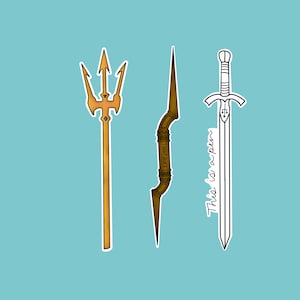 Percy Jackson Vinyl Sticker Pack - Etsy