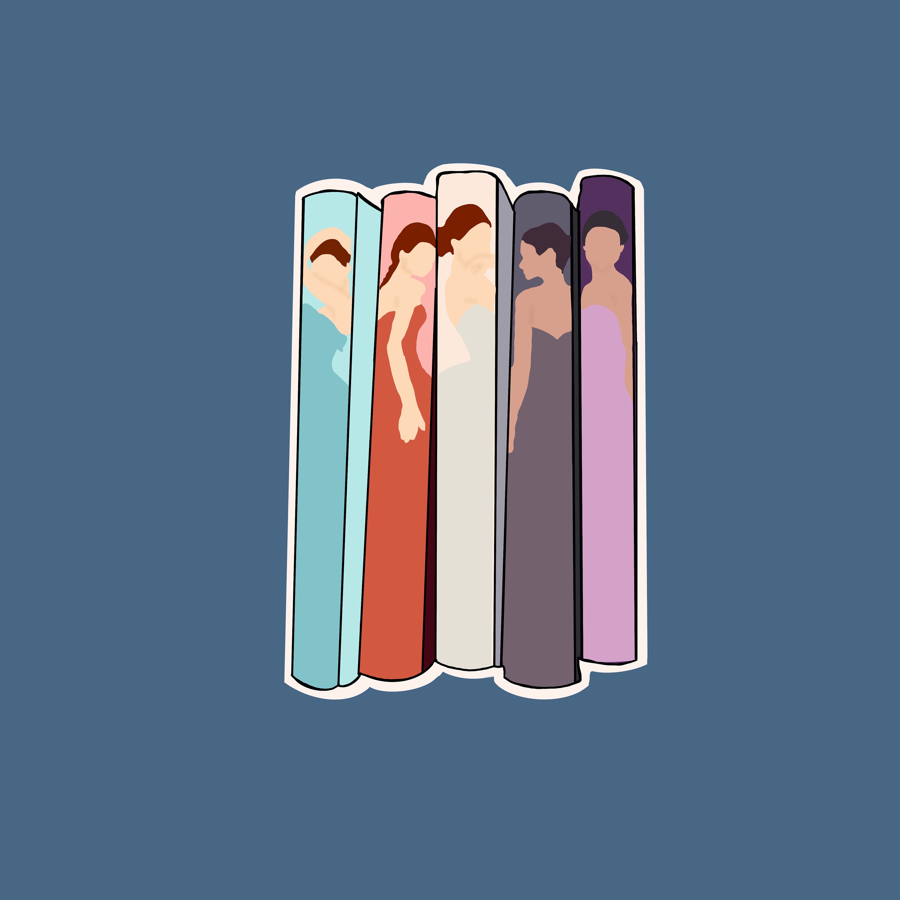 Selection Book Series Vinyl Sticker - Etsy