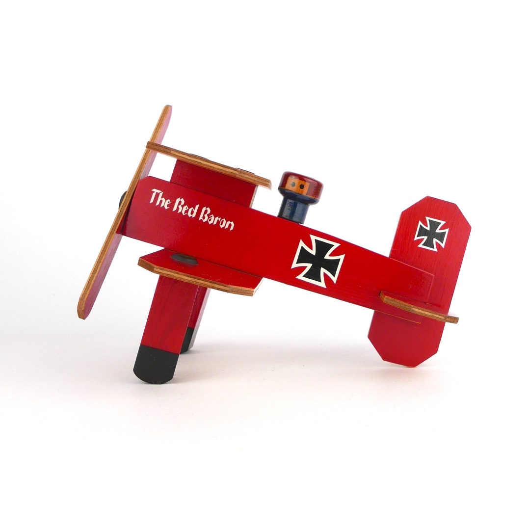 RON FULLER TOYS the Red Baron Wood Hand-painted Rarity Design Centre ...