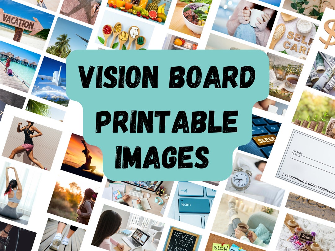 Vision Board Printable Images - Etsy