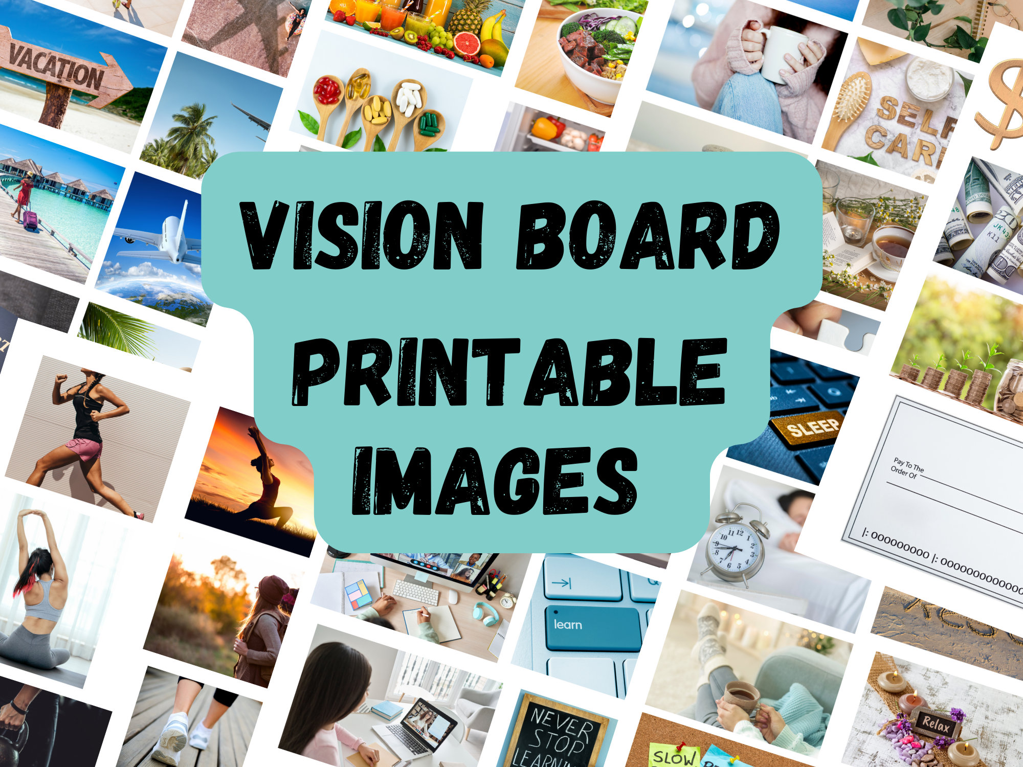 Vision Board Printable Images - Etsy