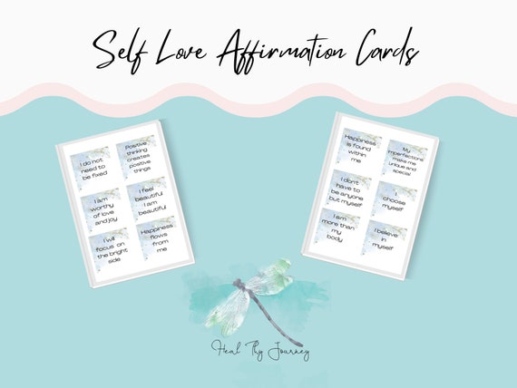 Self Love Affirmation Cards - Etsy